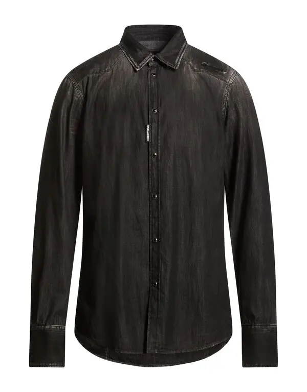 Dsquared2 Denim Shirt Size Cotton - Black