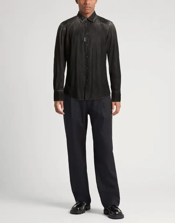 Dsquared2 Denim Shirt Size Cotton - Black