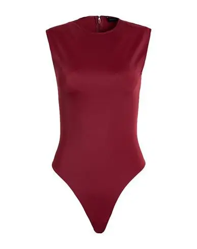 MUGLER Bodysuit Size Polyamide, Elastane - Red