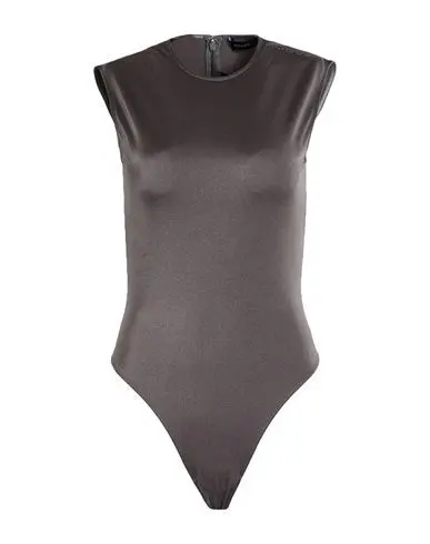 MUGLER Bodysuit Lead Size Polyamide, Elastane - Grey