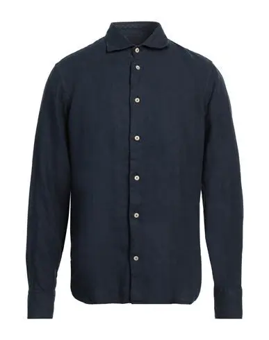 DRUMOHR Shirt Size Linen - Navy