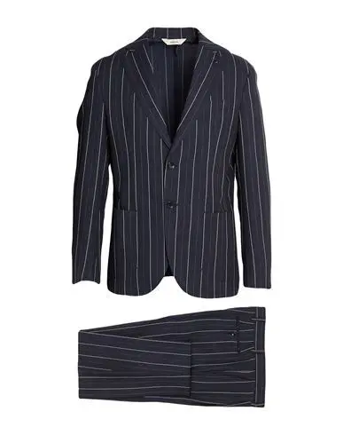 PAOLONI Suit Midnight Size Linen, Wool