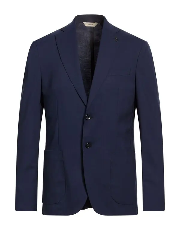PAOLONI Blazer Size Wool, Elastane