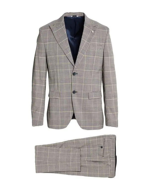 MANUEL RITZ Suit Size Virgin Wool - Black