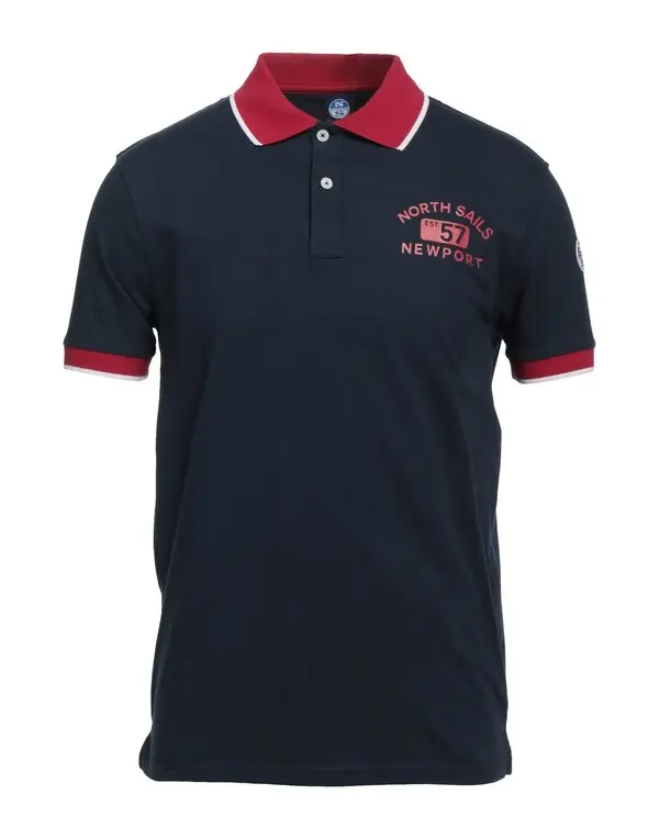 NORTH SAILS Polo Shirt Size Cotton, Elastane - Blue