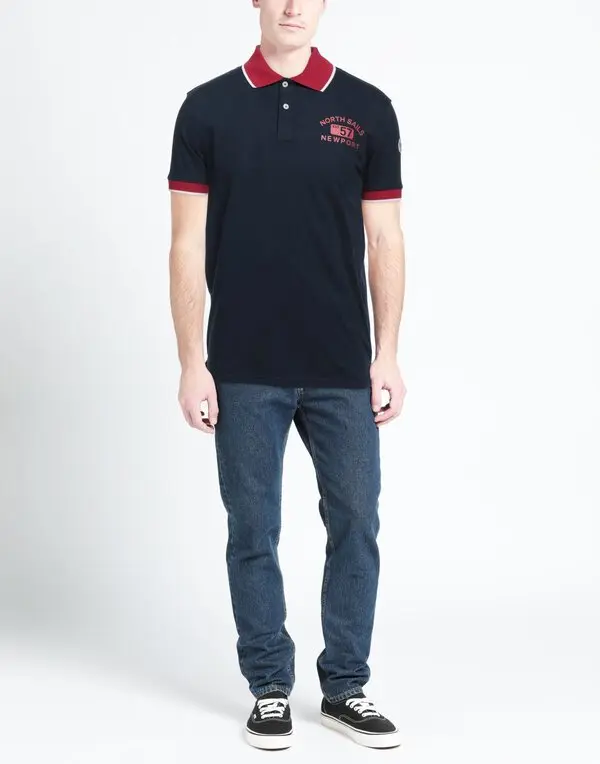 NORTH SAILS Polo Shirt Size Cotton, Elastane - Blue