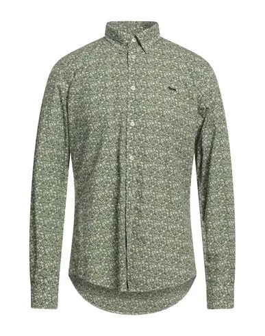 HARMONT & BLAINE Shirt Military Size Cotton - Green