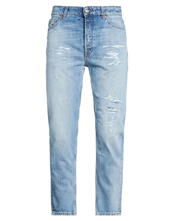 DEPARTMENT 5 Tapered Distressed Cotton Jeans