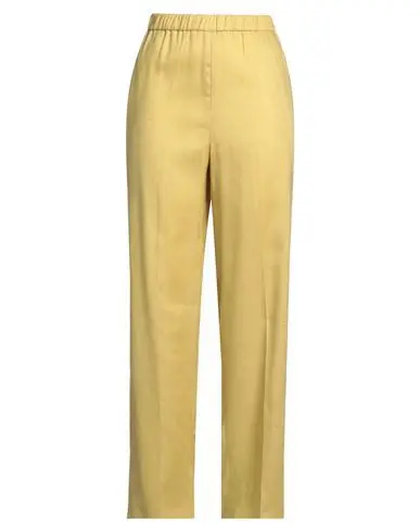 Fabiana Filippi Pants Mustard Size Linen - Yellow