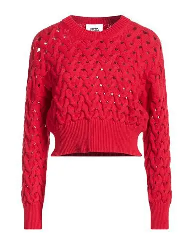 Alpha Studio Sweater Size Cotton, Polyamide - Red