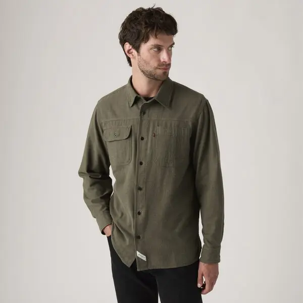LEVI'S Auburn Long-sleeve Worker Shirt - Danny Herringbone