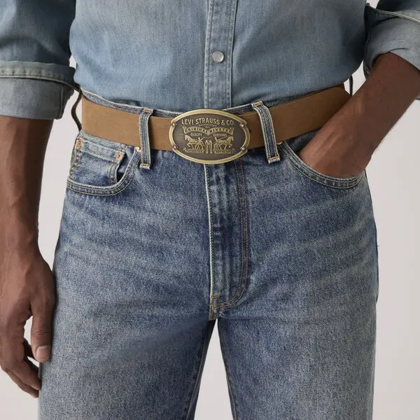 LEVI'S Billy Plaque Belt - Bison
