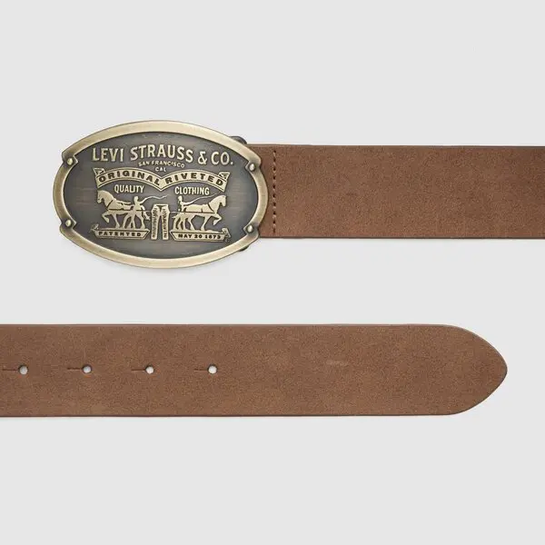 LEVI'S Billy Plaque Belt - Bison