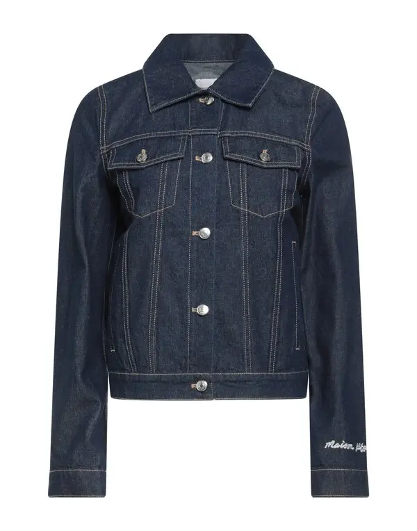 Maison Kitsuné Denim Trucker Jacket - Blue