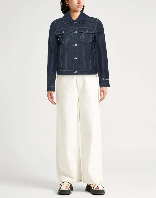 Maison Kitsuné Denim Trucker Jacket - Blue