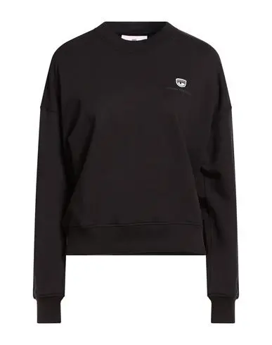 CHIARA FERRAGNI Sweatshirt Size Cotton, Elastane - Black