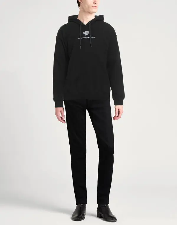 Versace Hooded Sweatshirt With Embroidered Logo