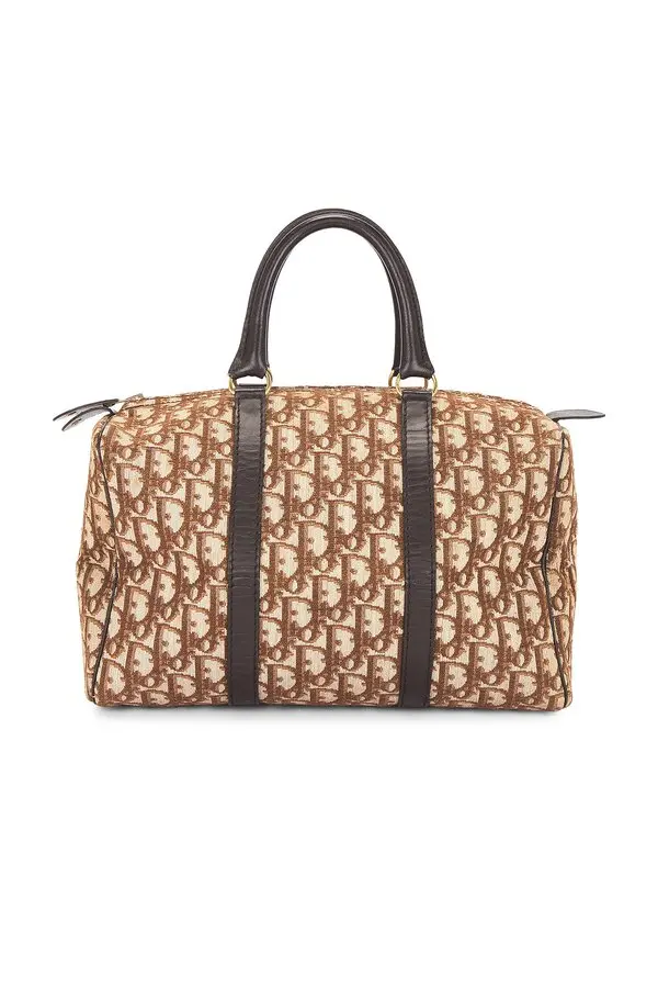 Dior Trotter Mini Boston Bag - Brown