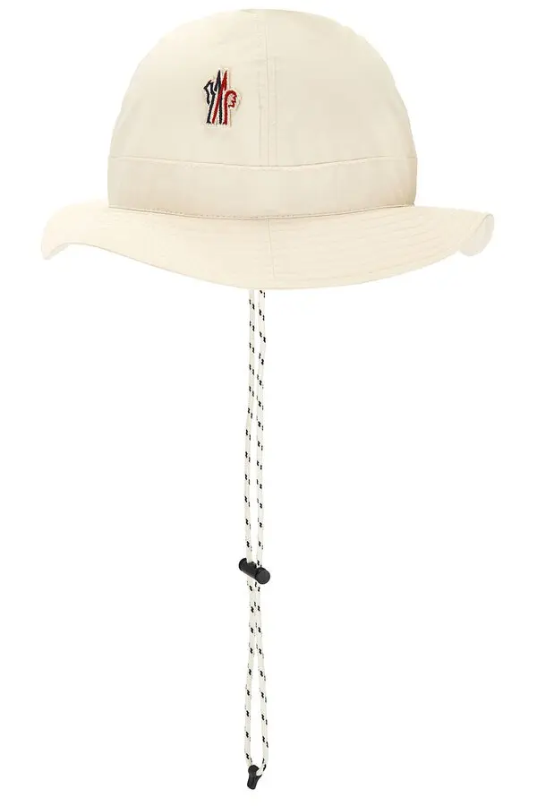 Moncler Bucket Hat - Open White
