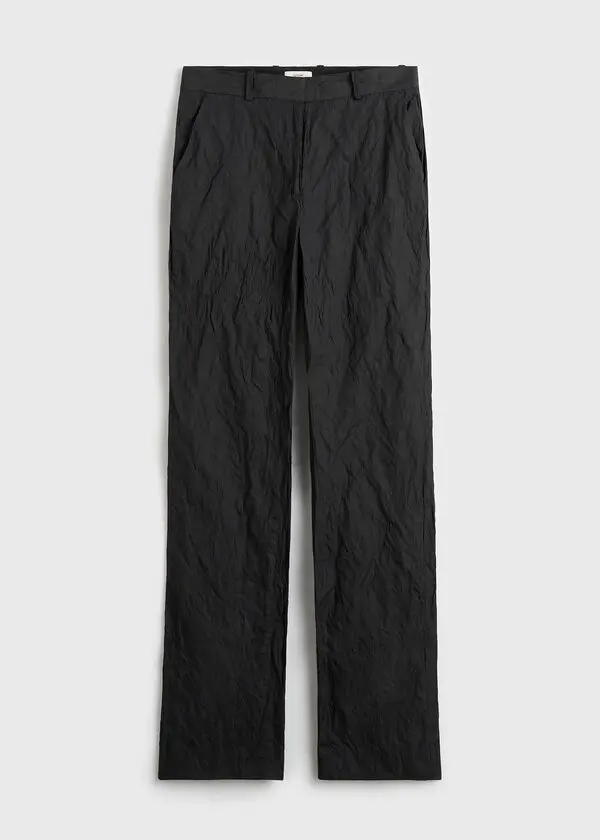 TOTEME Crinkled Cotton Trousers