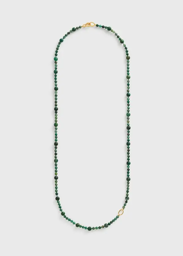 TOTEME Infinity Bead Necklace - Green