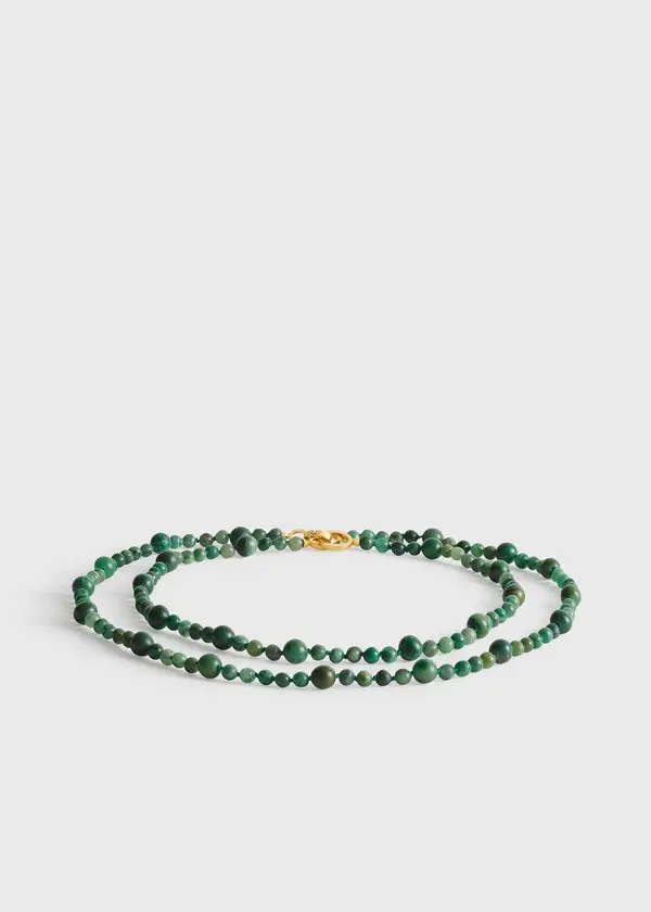 TOTEME Infinity Bead Necklace - Green