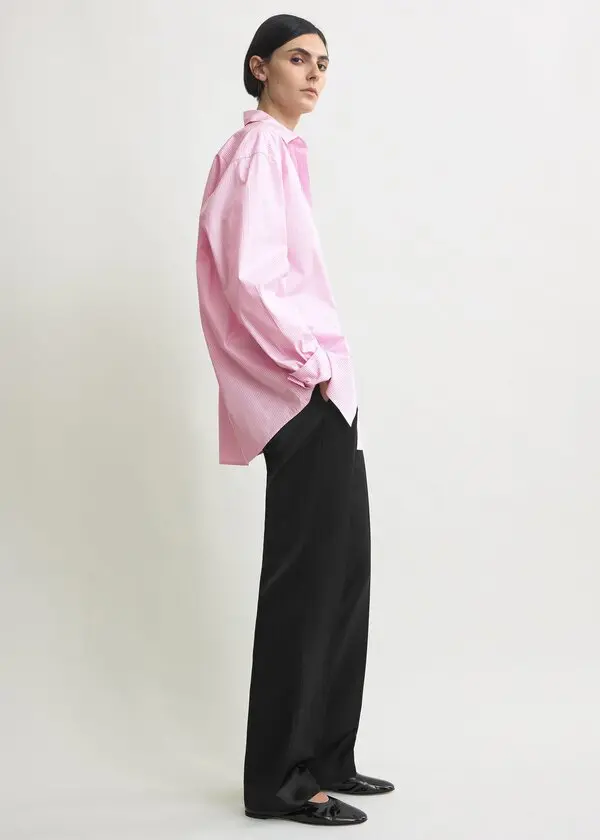 TOTEME Classic Tumbled Striped Shirt