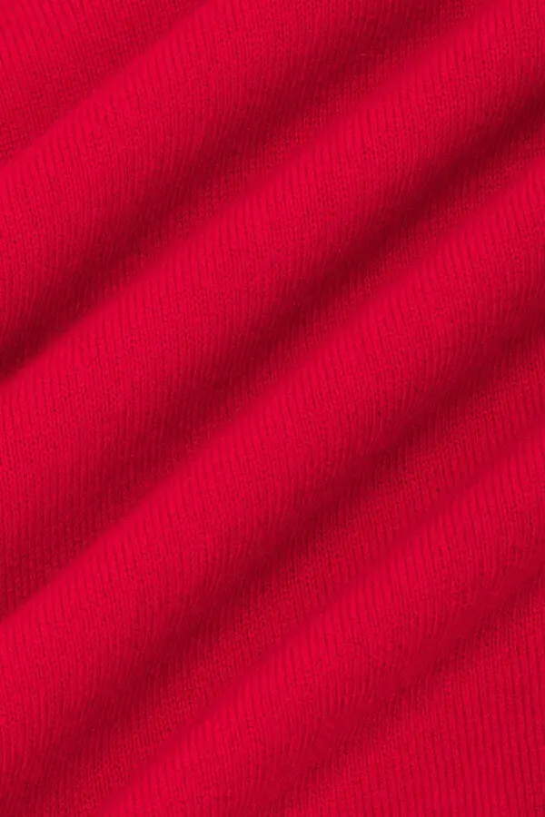 EAVES Whinifred Knit Polo - Red
