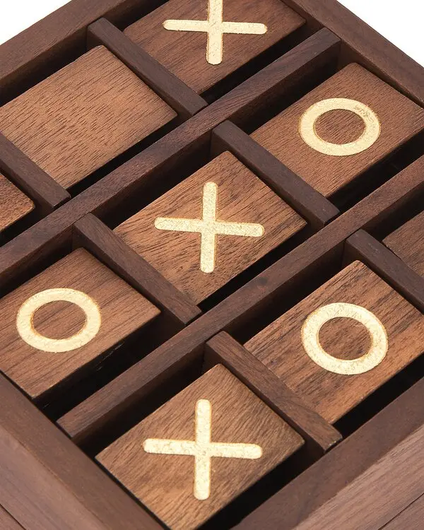 Cult Gaia Tic Tac Toe Clutch - Walnut