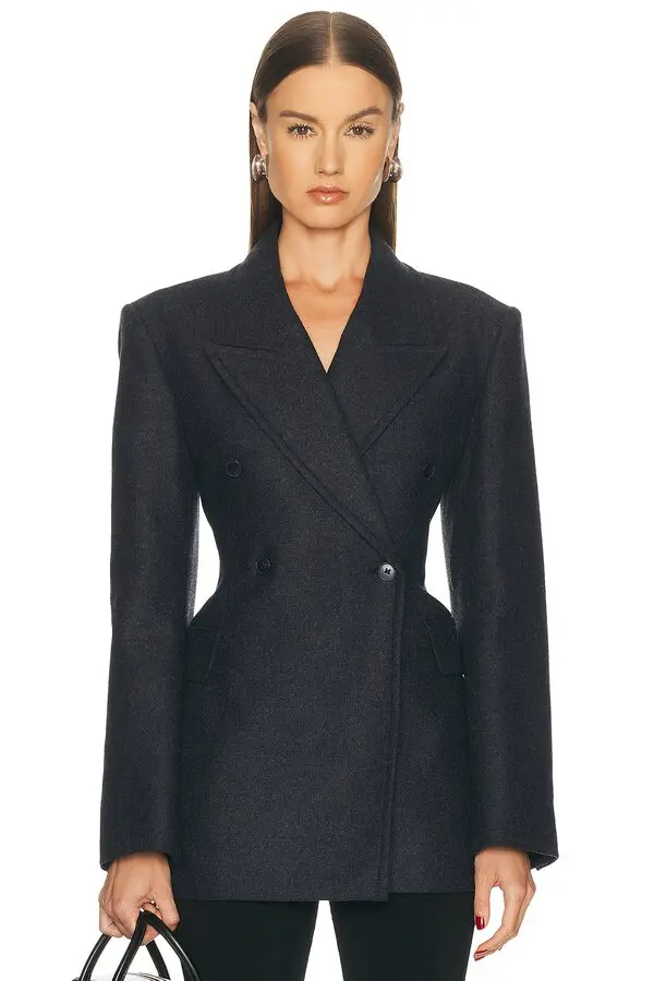 EAVES Hulda Wool Flannel Blazer