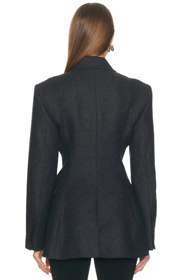 EAVES Hulda Wool Flannel Blazer