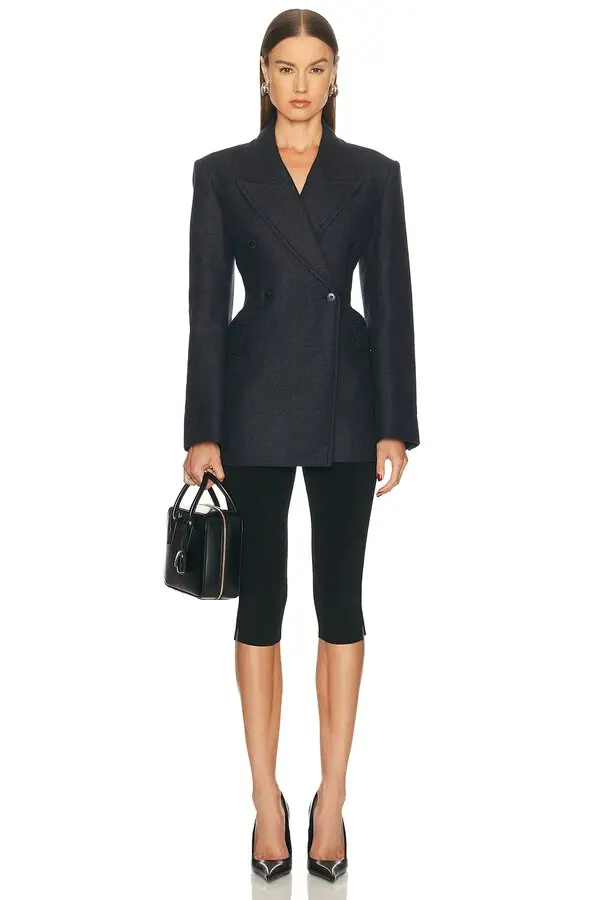 EAVES Hulda Wool Flannel Blazer