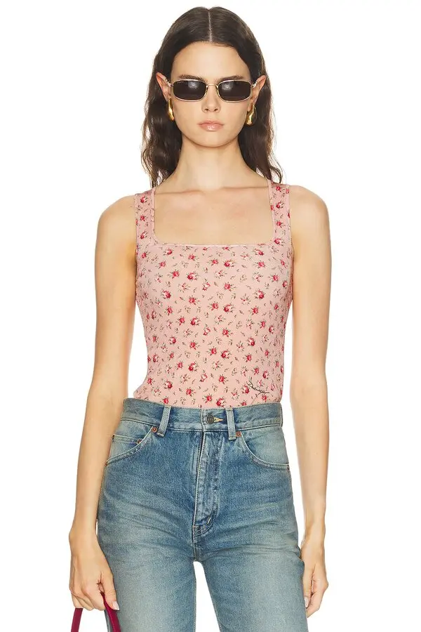 Dolce & Gabbana Tank Top In Pink - Rosa