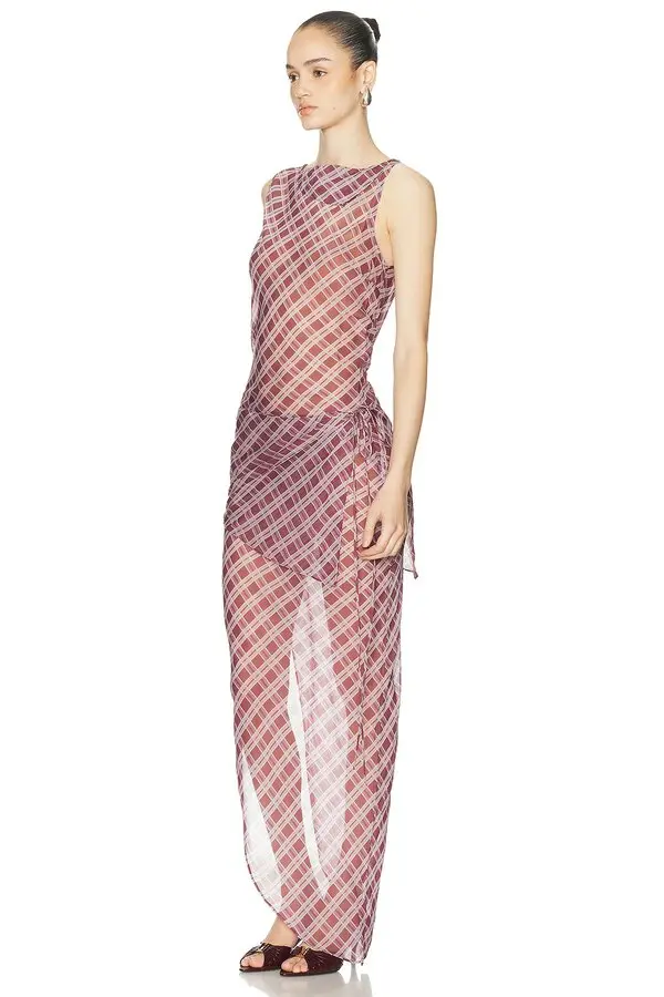 EAVES Phoebe Asymmetric Dress