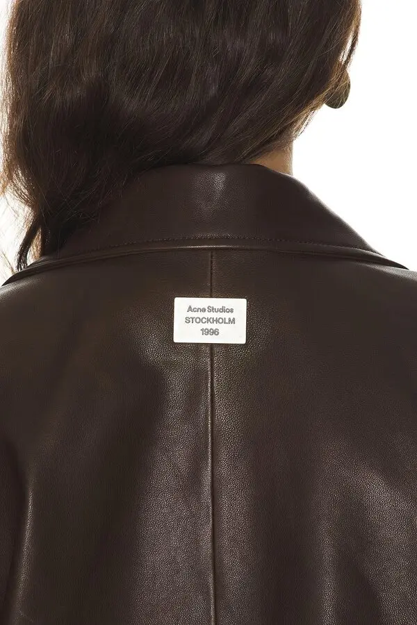 Acne Studios Lemmy Jacket - Dark Brown
