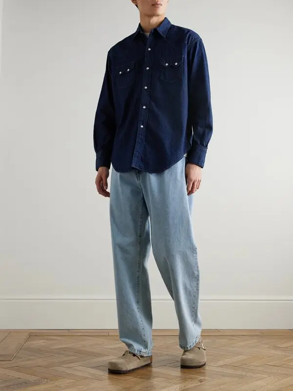 ORSLOW Denim Western Shirt