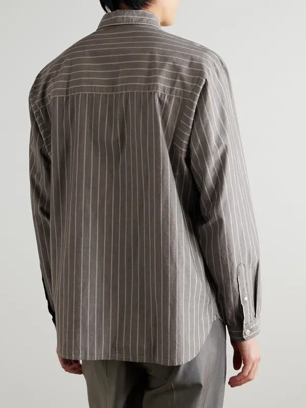 Oliver Peoples Garrison Striped Cotton Shirt