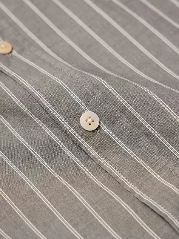Oliver Peoples Garrison Striped Cotton Shirt