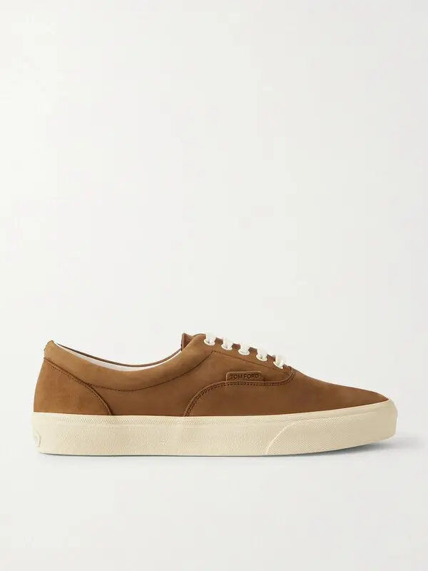 TOM FORD Jude Nubuck Sneakers - Brown