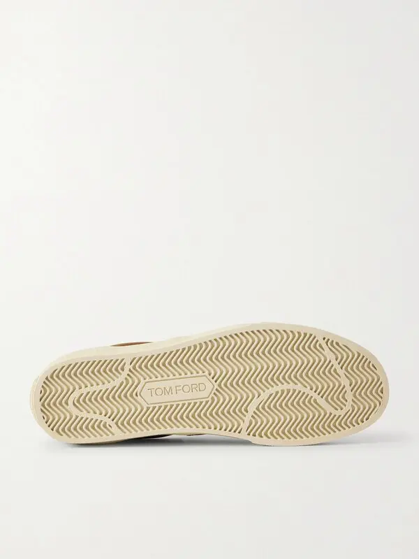 TOM FORD Jude Nubuck Sneakers - Brown