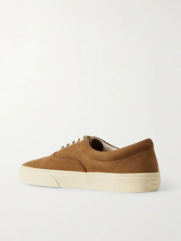 TOM FORD Jude Nubuck Sneakers - Brown