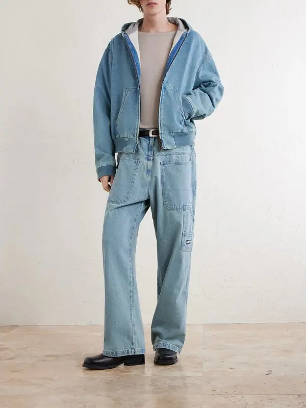 Vetements Back-to-front Wide-leg Jeans