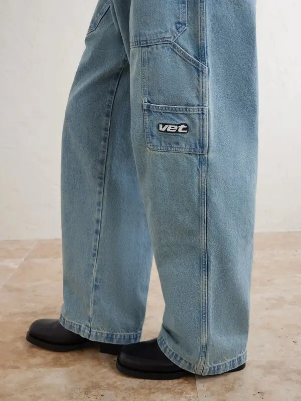 Vetements Back-to-front Wide-leg Jeans