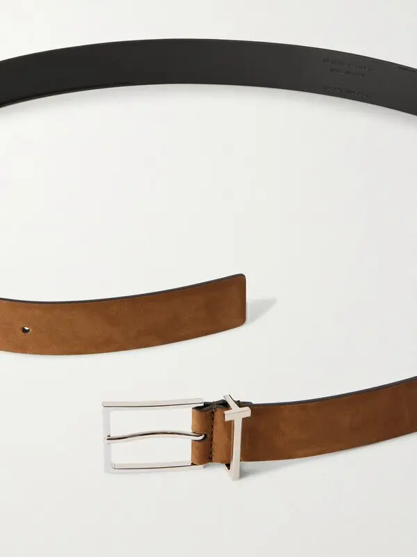TOM FORD 2.8cm Nubuck Belt