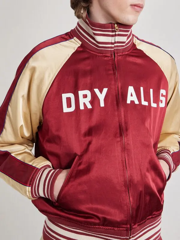 HUMAN MADE Reversible Logo-appliquéd Cotton-blend Satin Bomber Jacket