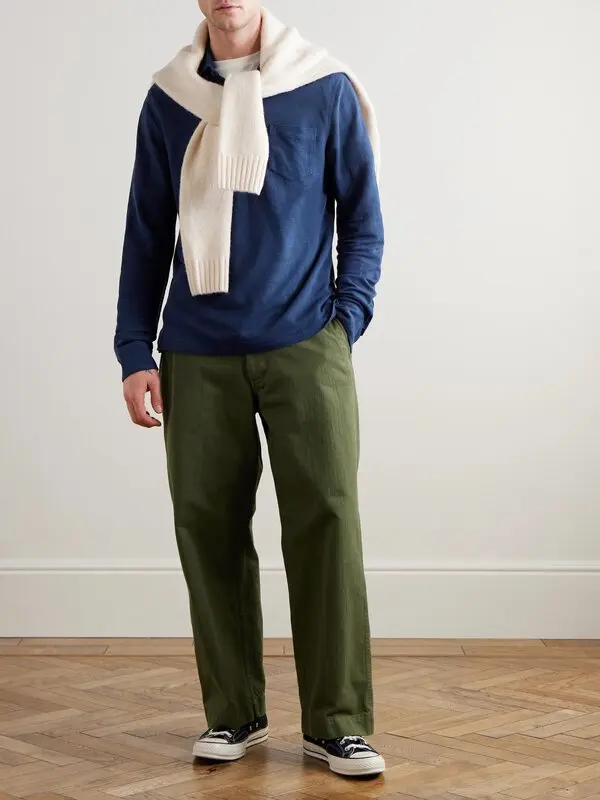 Polo Ralph Lauren Linen Polo Shirt - Blue