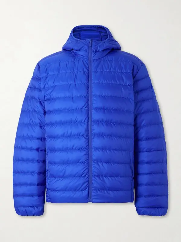 Canada Goose Stratus Quilted Recycled-ripstop Hooded Down Jacket - Blue