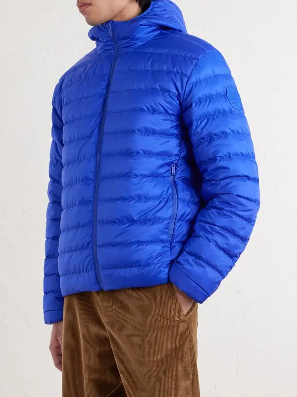 Canada Goose Stratus Quilted Recycled-ripstop Hooded Down Jacket - Blue