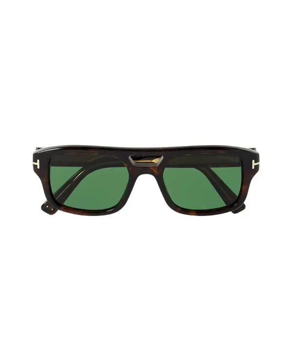 TOM FORD Navigator Aviator-style Sunglasses - Tortoiseshell