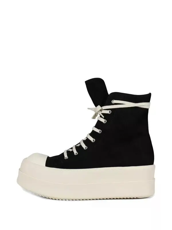 Rick Owens Mega Bumber High-top Sneakers - Black